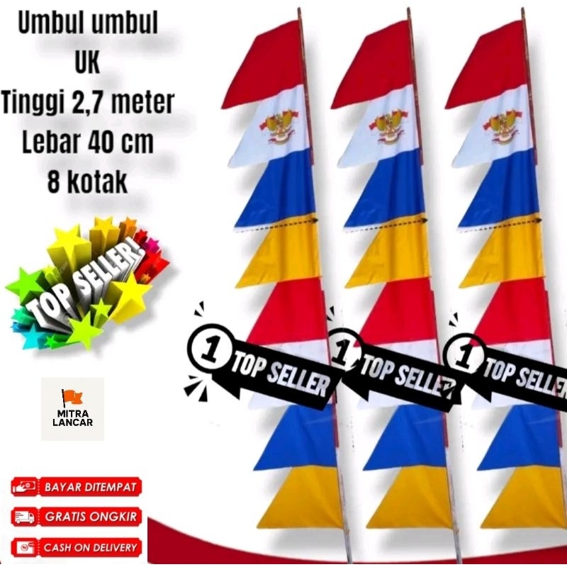 Jual BENDERA UMBUL-UMBUL 10 PCS | Shopee Indonesia