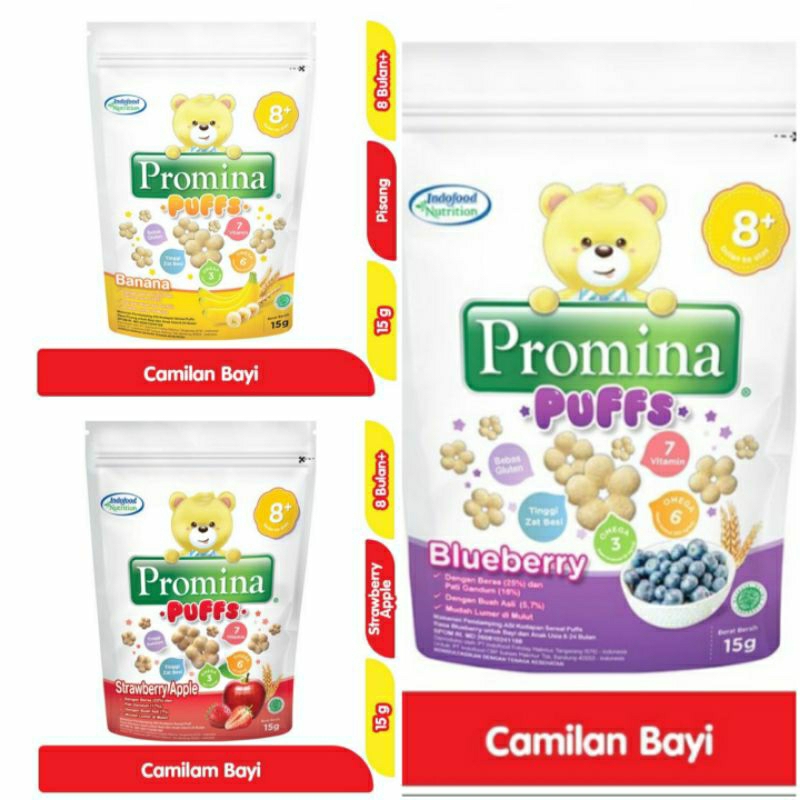 Jual Promina Puffs Snack Bayi 15g | Shopee Indonesia