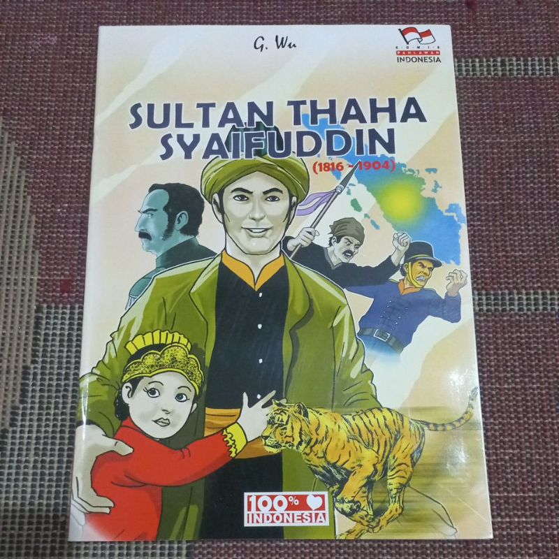 Jual Komik Lebar Pahlawan Indonesia Sultan Thaha Syaifuddin (1816-1904 ...