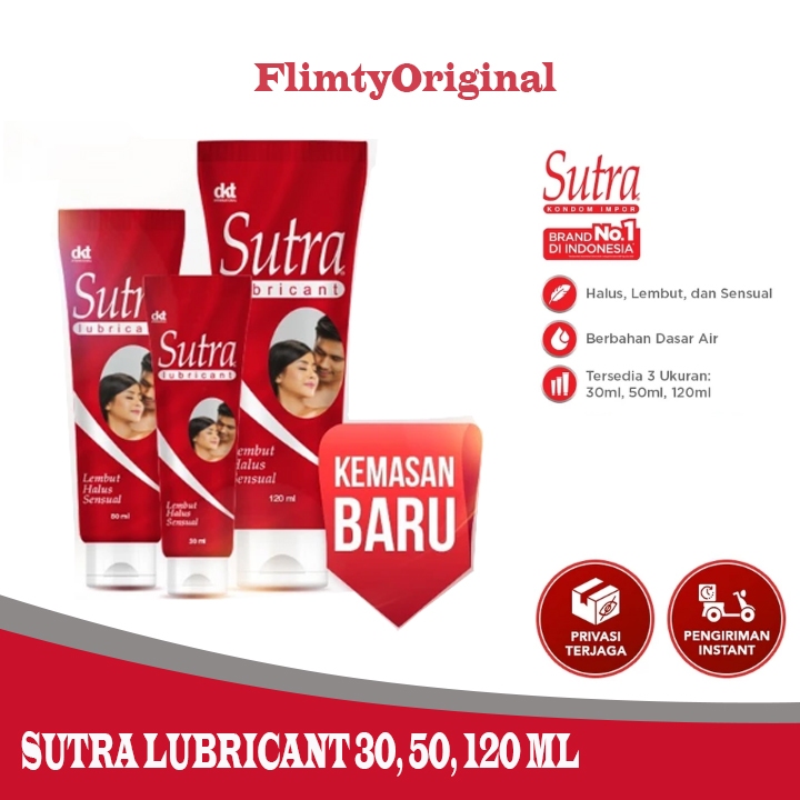Jual Sutra Lubricant Gel Berbagai Ukuran 30 50 120 ml | Shopee Indonesia