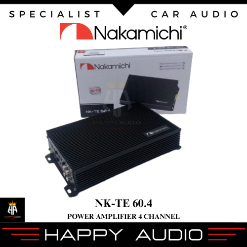 Jual Power Amplifier 4 Channel Nakamichi NK-TE 60.4 Original | Shopee Indonesia