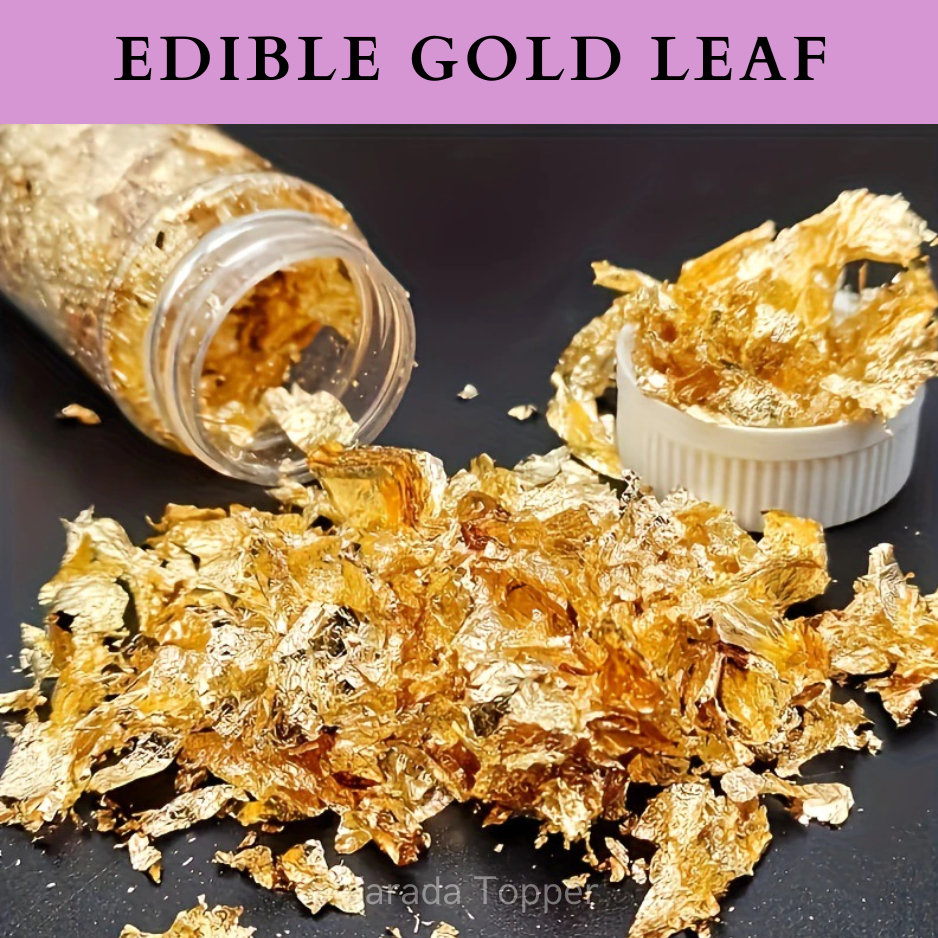Jual 2 Gram Edible Gold Leaf Kertas Emas Bisa Dimakan / Edible Gold ...