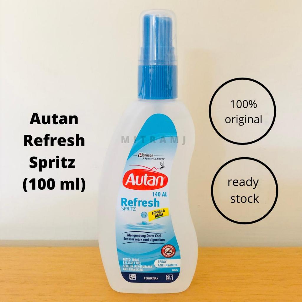 Jual Autan Refresh Spritz (100 ml)| Anti Nyamuk Spray | Shopee Indonesia