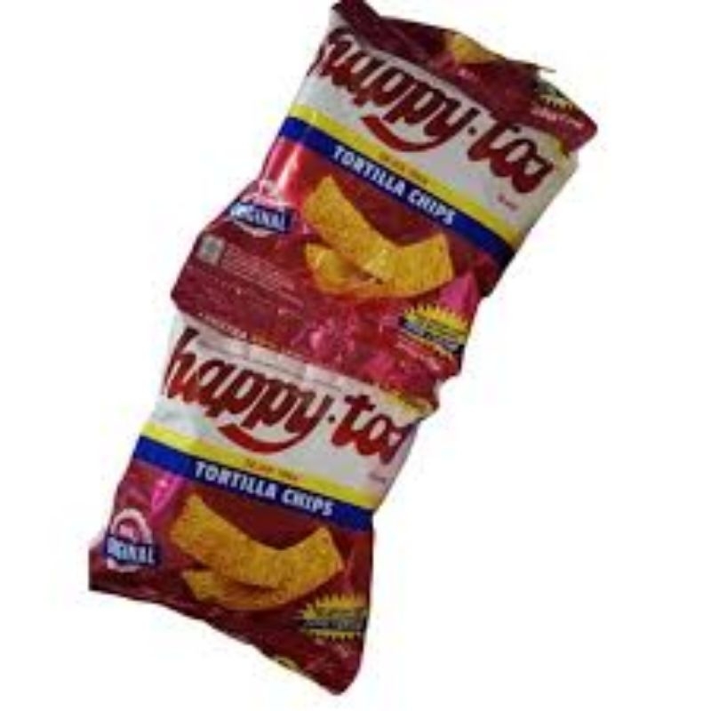 Jual HAPPY TOS TORTILLA CHIPS MERAH NETTO 10 PCS X 25 GR MURAH | Shopee ...