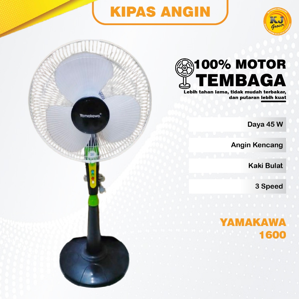 Jual Kipas Angin Standing Yamakawa 1600 Ukuran 16Inch Kipas Angin Murah ...