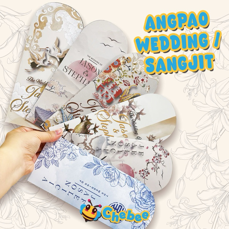 Jual Angpao Wedding/Sangjit 1Pack Isi 6 ( Custom Nama Pengantin ...