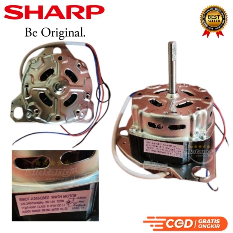 Jual Dinamo Mesin Cuci Sharp Original RMOT-A265QBEZ / Dinamo Pencuci ...