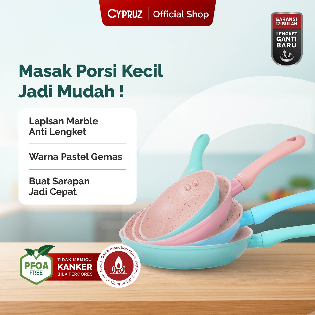 Jual Cypruz Wajan Penggorengan Anti Lengket Fry Pan Mini Forged Series | Shopee Indonesia