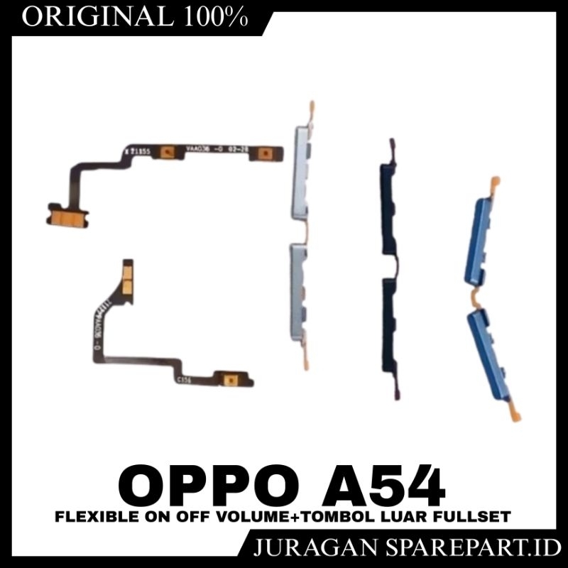 Jual Flexible On Off Volume + Tombol Luar Oppo A54 1SET | Shopee Indonesia
