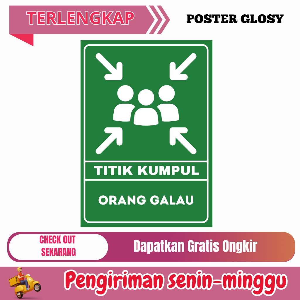 Jual STIKER/POSTER GLOSSY TITIK KUMPUL UNTUK WARUNG/USAHA | Shopee ...