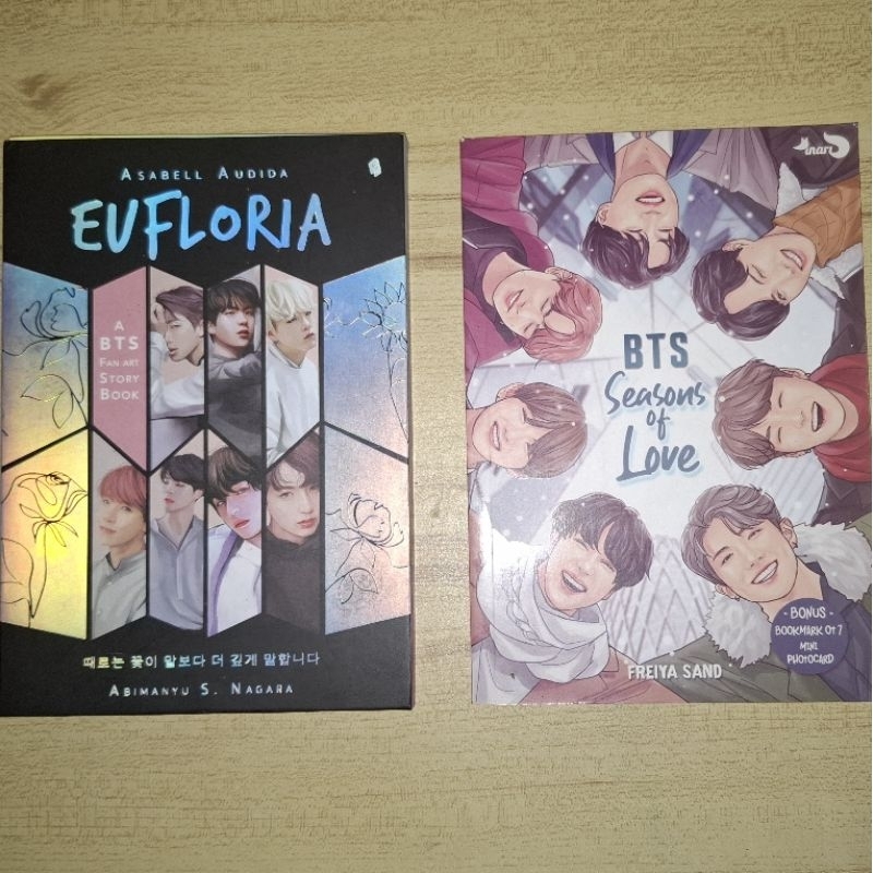 Jual Bundling Buku BTS Eufloria dan BTS Seasons of Love (Bonus Buku ...