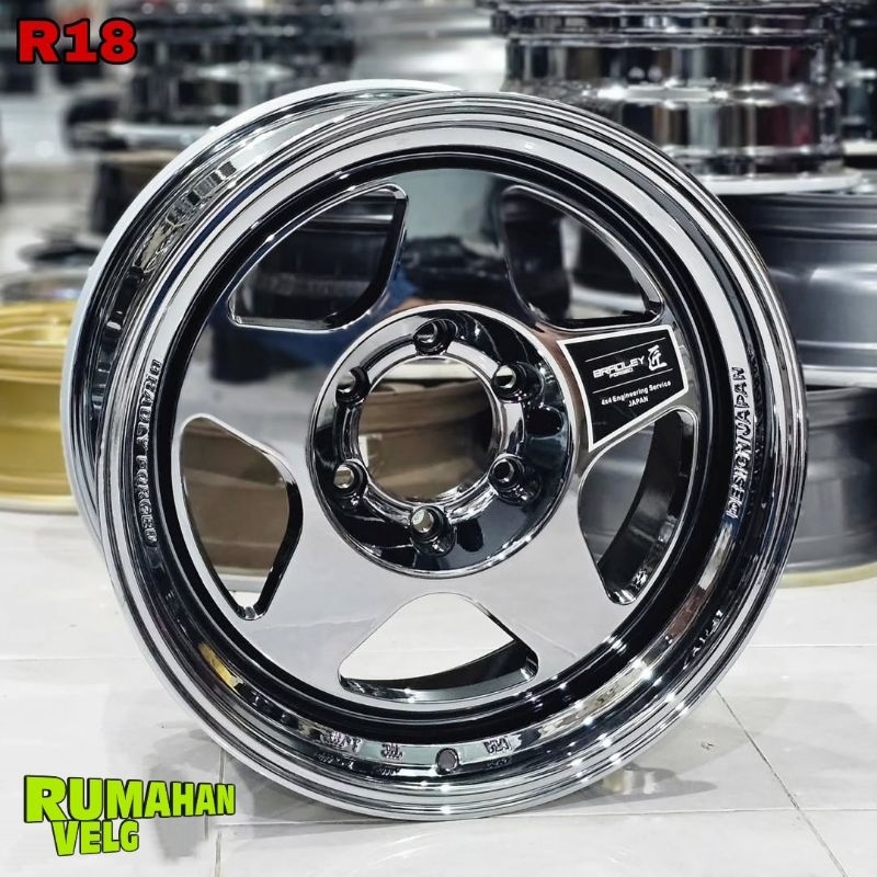 Jual velg racing mobil R18 BRADLEY TAKUMI PCD 6X139,7 velg racing ring 18 velg racing mobil ...
