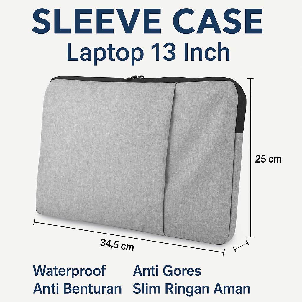 Jual Sleeve Case Laptop 13 Inch Waterproof Anti Gores Anti Benturan ...