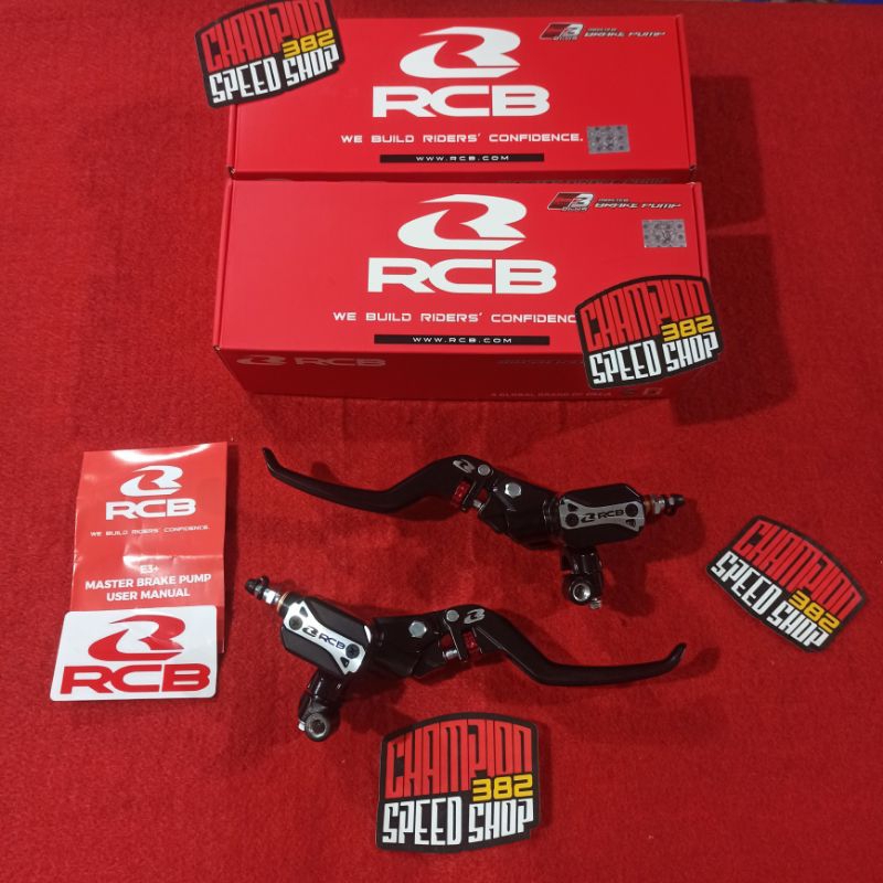 Jual Master Brake Pump Master Rem RCB Racing Boy E3+ E3 Plus 14mm NMAX ...