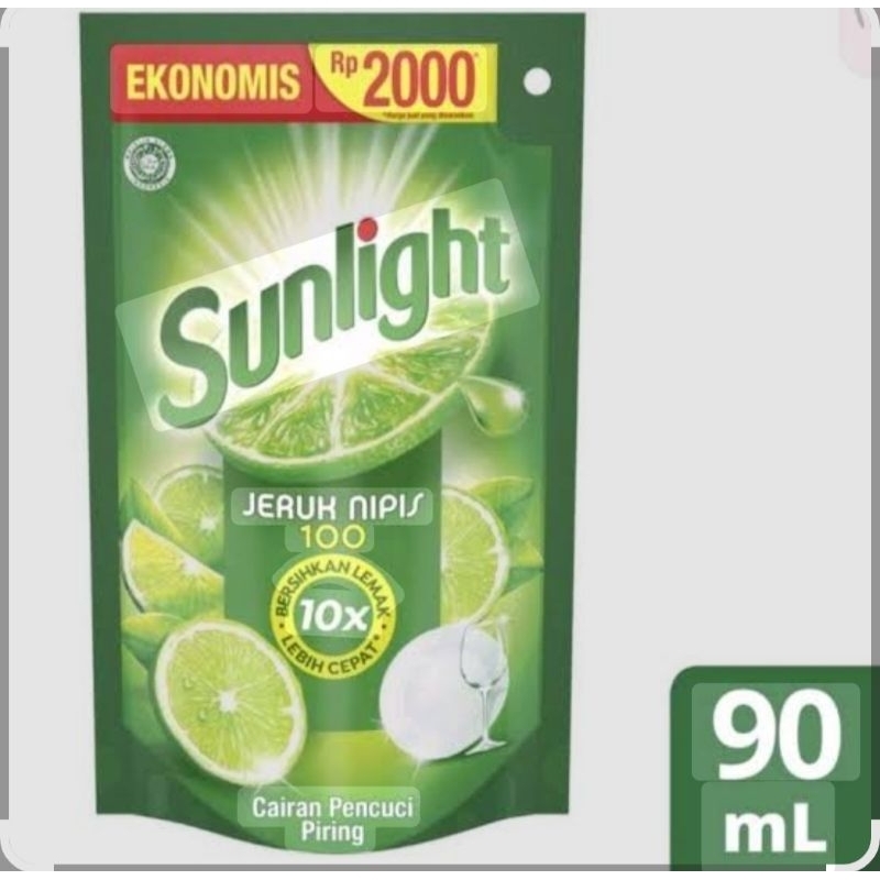 Jual SUNLIGHT 90 ML ( 1 KARTON ) ISI 72 PCS | Shopee Indonesia