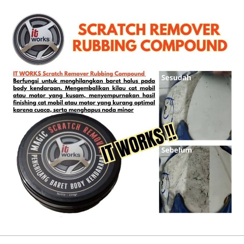 Jual Promo 50 grm | Compound penghilang baret IT WORKS Compound Mobil ...