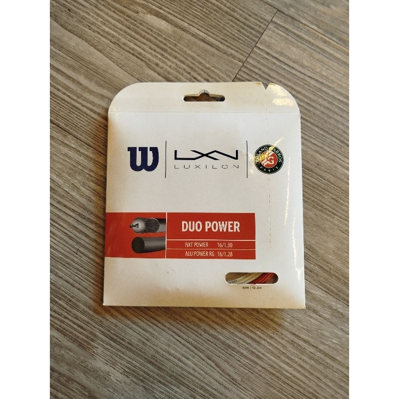 Jual SENAR RAKET TENIS WILSON DUO POWER RG | Shopee Indonesia