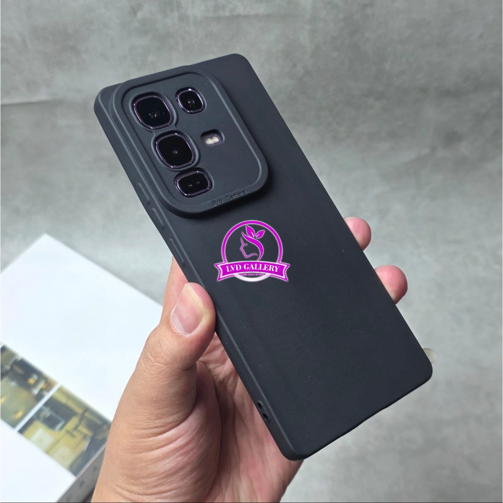 Jual Infinix Note 50 Infinix Note 50 Pro Case Liquid Black Silicone Pro ...