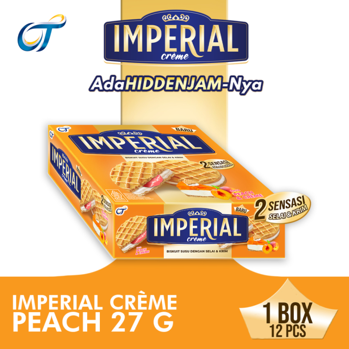 Jual Imperial Creme (12pcs x 27gr) Biskuit Sandwich Susu Biscuits ...