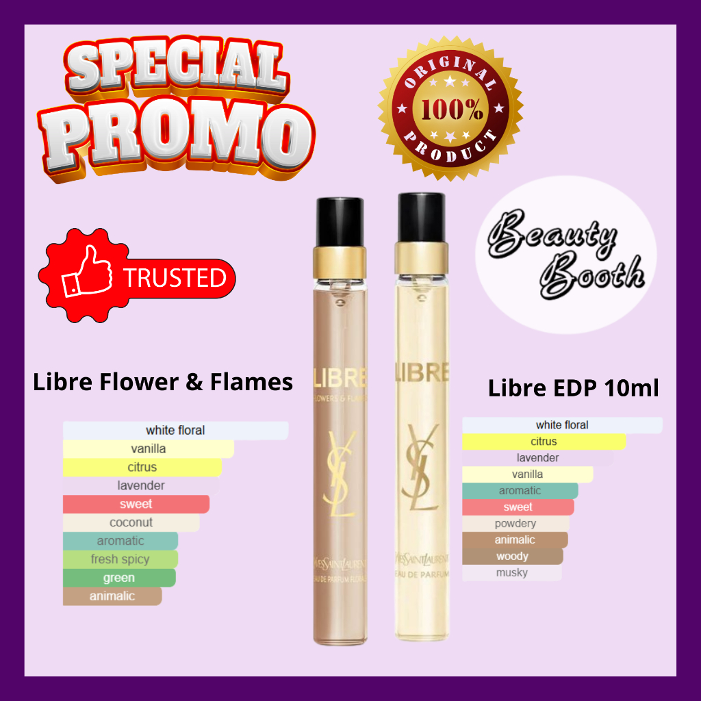 Jual YSL Libre EDP 10ml | Flower & Flames 10ml Parfum - Beauty Booth Beautybooth | Shopee Indonesia