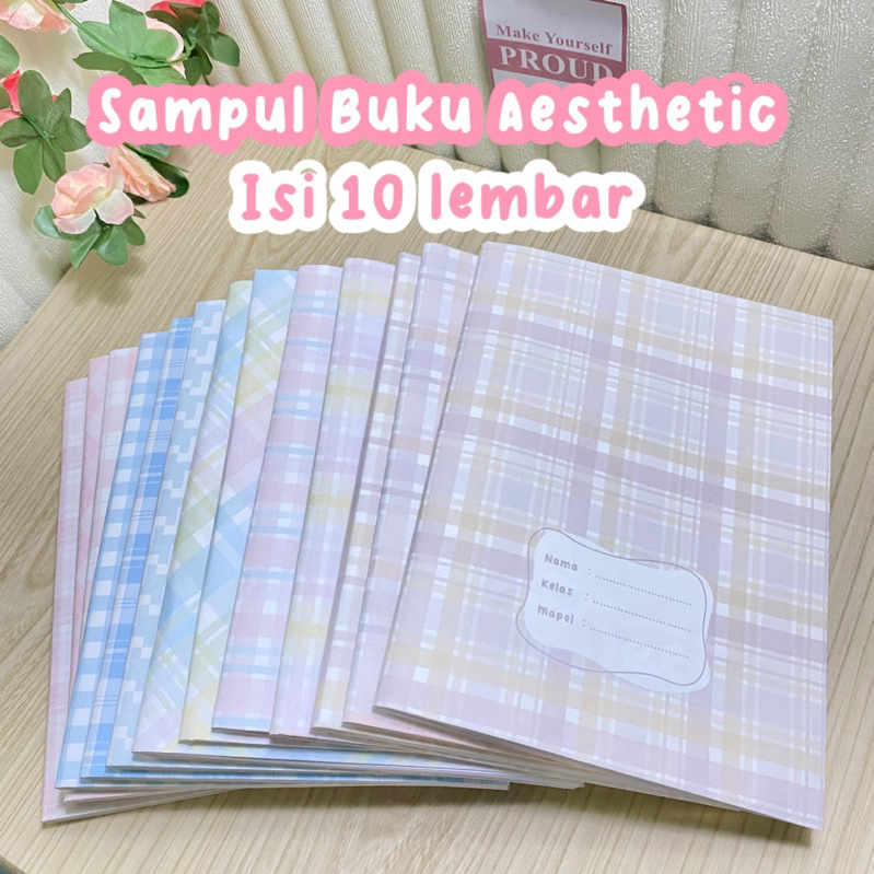 Jual 10 LEMBAR - SAMPUL BUKU AESTHETIC - SAMPUL BUKU ESTETIK SIDU BIG ...