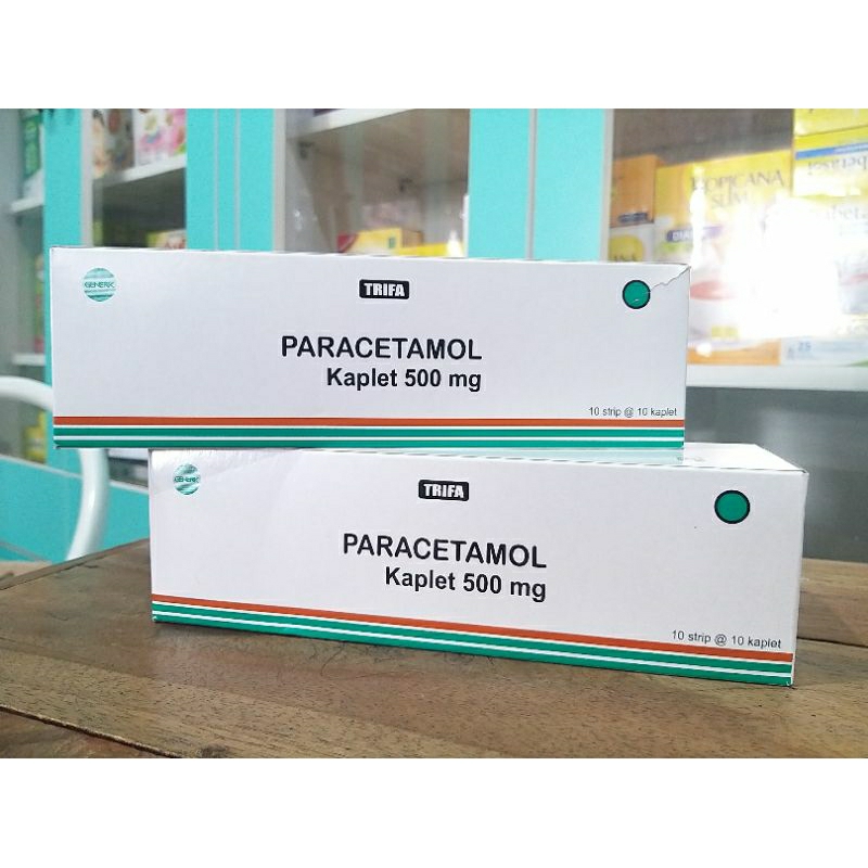 Jual 1 BOX | PARACETAMOL 500 MG TABLET | 1 BOX ISI 10 STRIP | Shopee ...