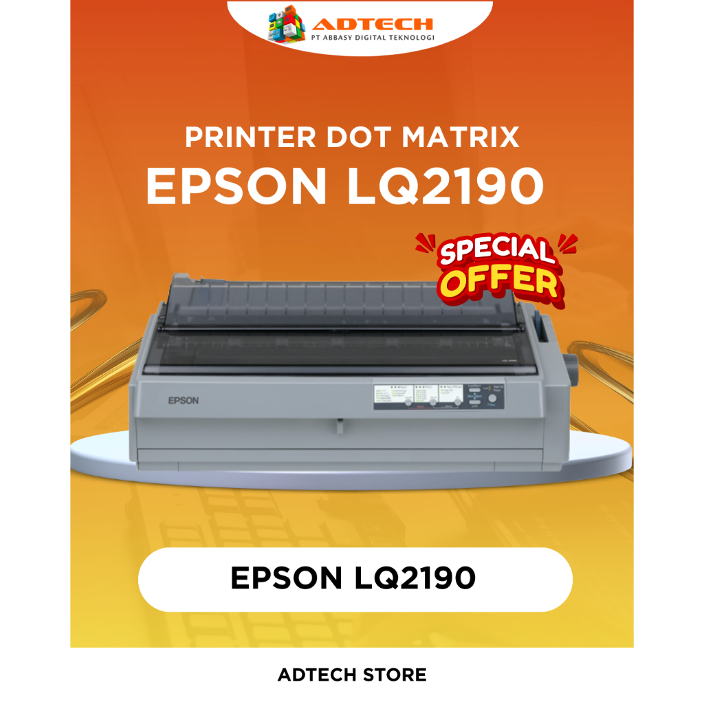 Jual Epson LQ-2190 Dot Matrix Printer Second Normal | Shopee Indonesia
