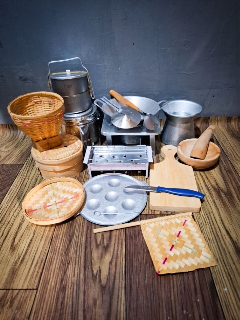 Jual Alat Mainan Masak Masakan Anak Kompor Spirtus Kotak Mini Fullset ...