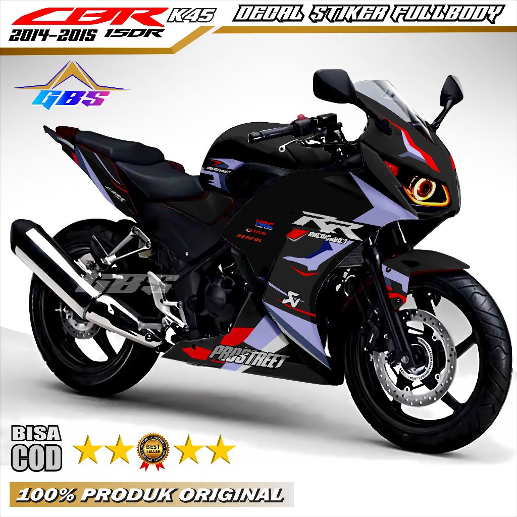 Jual TERBARU - Decal CBR150R K45A Lokal Stiker Honda CBR 150R K45A ...