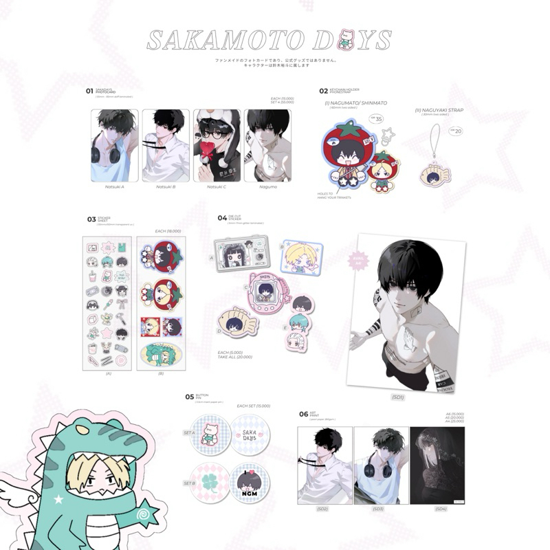 Jual [NEW] Sakamoto Days Photocard and Sticker | Shopee Indonesia