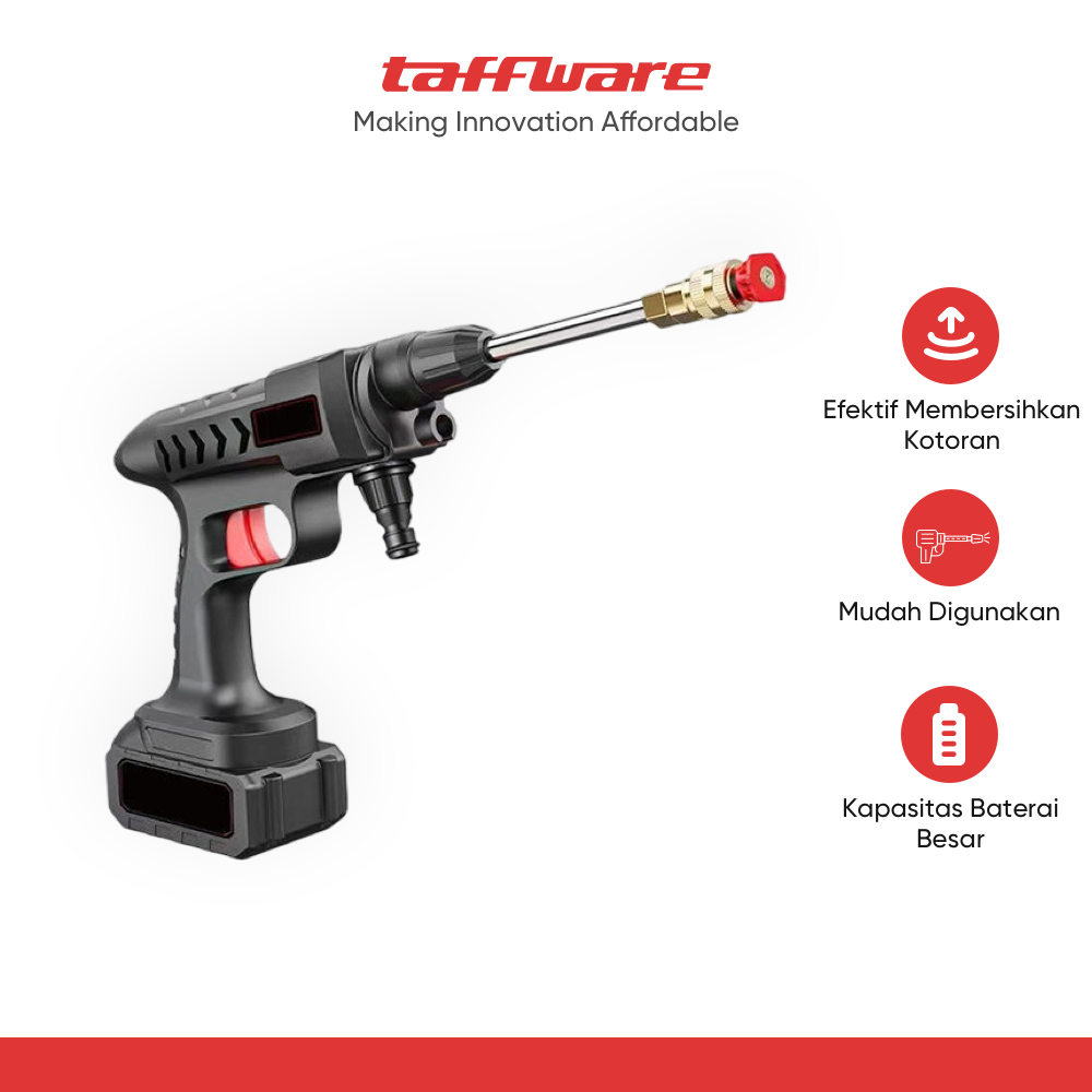 Jual Taffware Semprotan Air High Pressure Water Spray 20000mAh - EA60B ...
