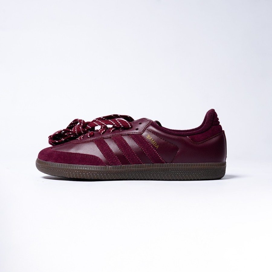 Jual ADIDAS Samba OG Sumatra Island Maroon Gum JR9445 ( 100% Authentic ...