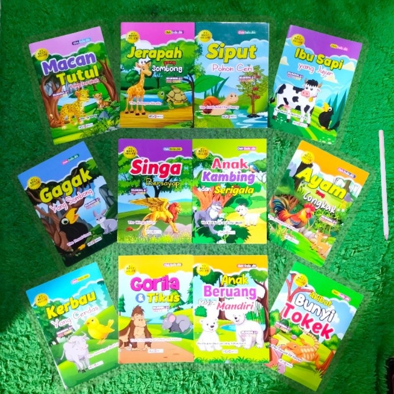 Jual PAKET ISI 12 BUKU CERITA ANAK DAN DONGENG AKIBAT BUNYI TOKEK ANAK ...