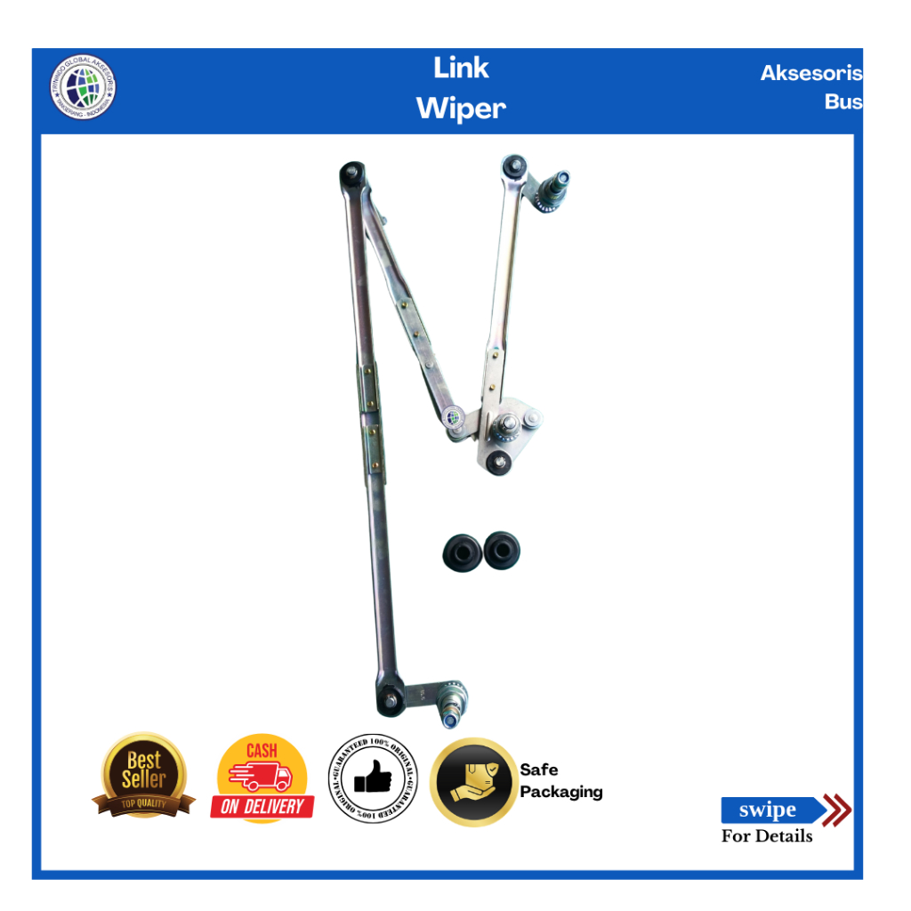 Jual [ORI FOR BUS] ARM LINK DALAM WIPER BUS/MEKANIK WIPER DALAM/LINK ...