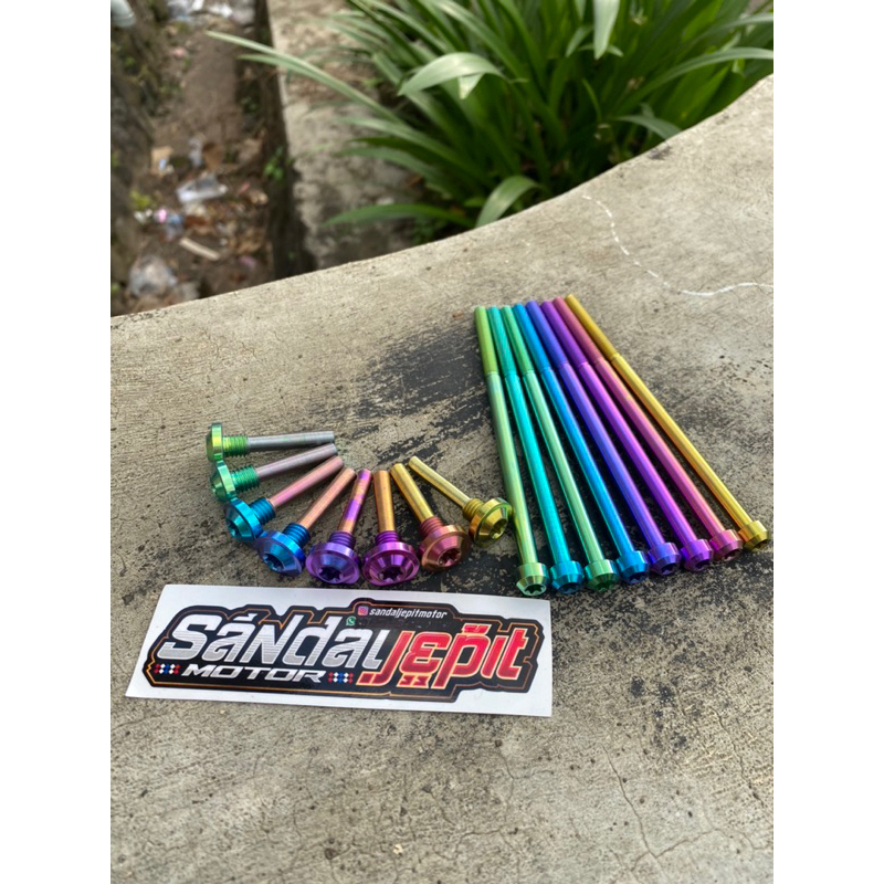 Jual BAUT TITANIUM ANCER BLOK TIGER DAN LIDAH TENSIONER TIGER BAUT ...