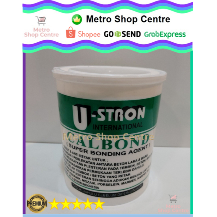 Jual USTRON- Calbond Super Bonding Agent Perekat / Lem Beton 1 Kg ...