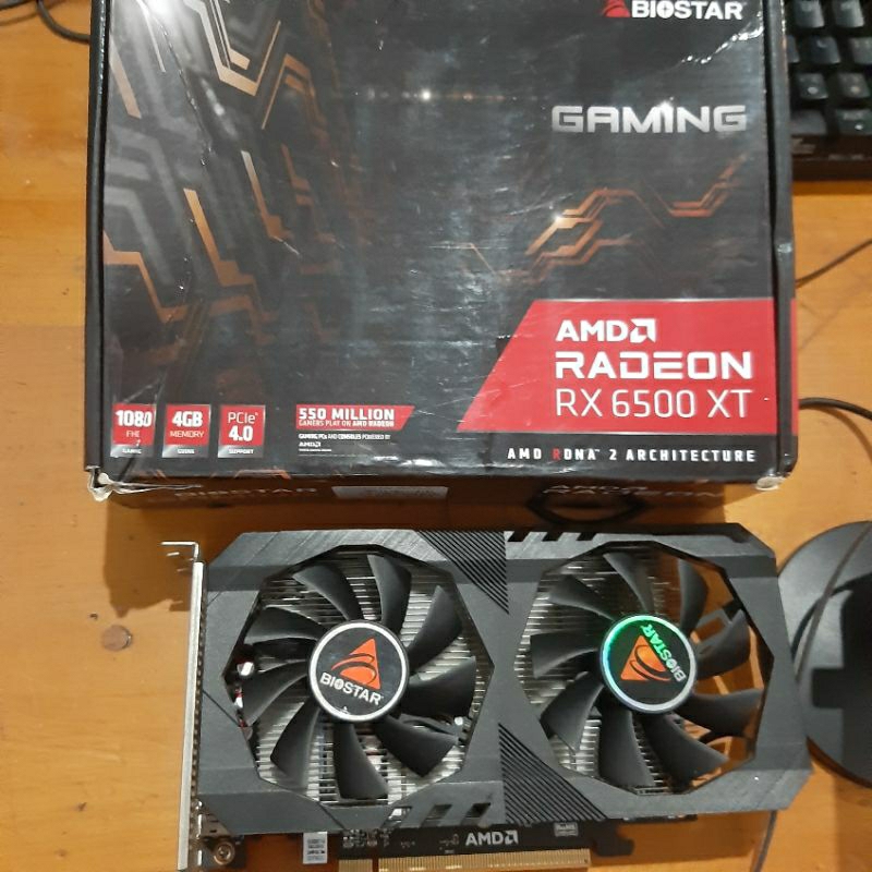 Jual VGA rx 6500 xt second overheat | Shopee Indonesia