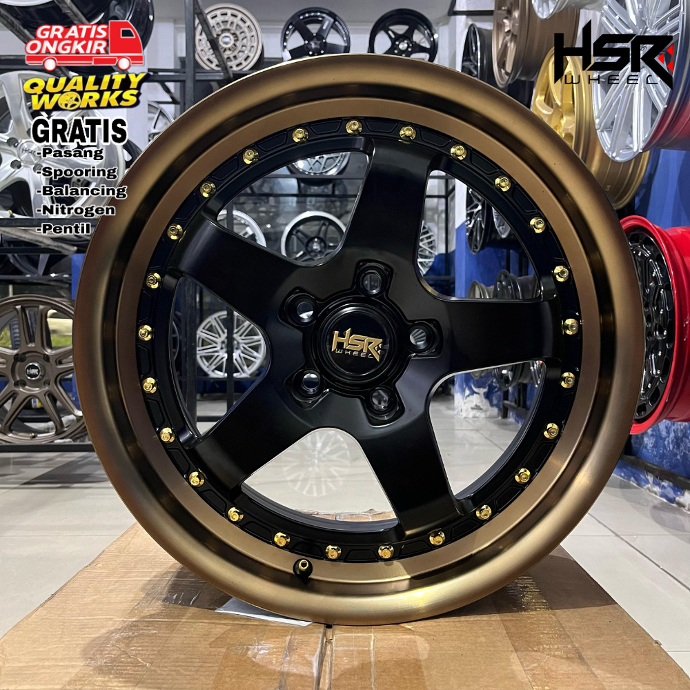 Jual VELG RACING MOBIL SUZUKI XL7 RING 17 VELG CELONG JDM HSR WHEEL BOB | Shopee Indonesia