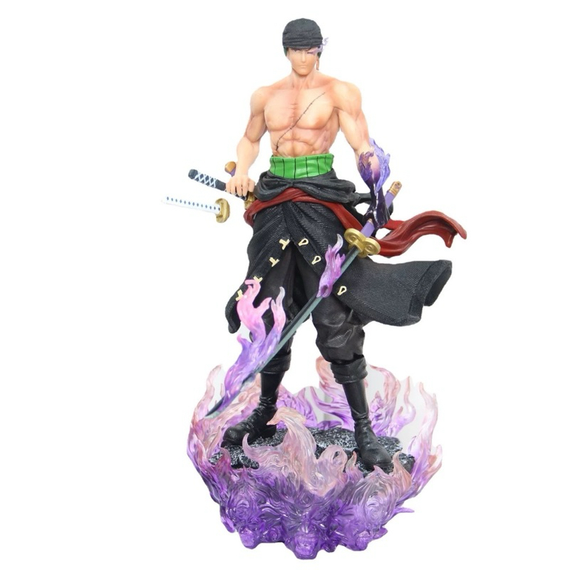 Jual One Piece GK Torch Yanma Zoro Standing One Sword Action Figure ...