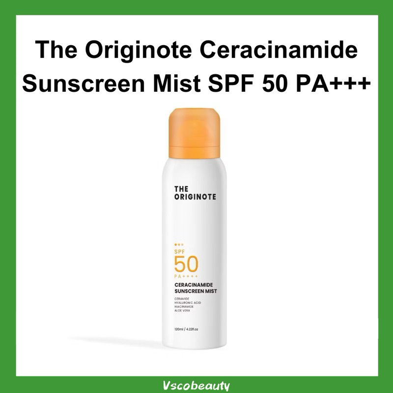 Jual The Originote Niacianmide Ceracinamide Sunscreen Mist SPF 50 PA ...