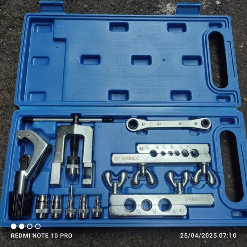 Jual Alat pemekar dan potong pipa ac set flaring dan swaging tool kit ...