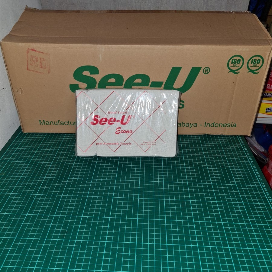 Jual TISSUE See-U Hand Towel Multifold Econo RED 1ply (1 dus isi 20 ...