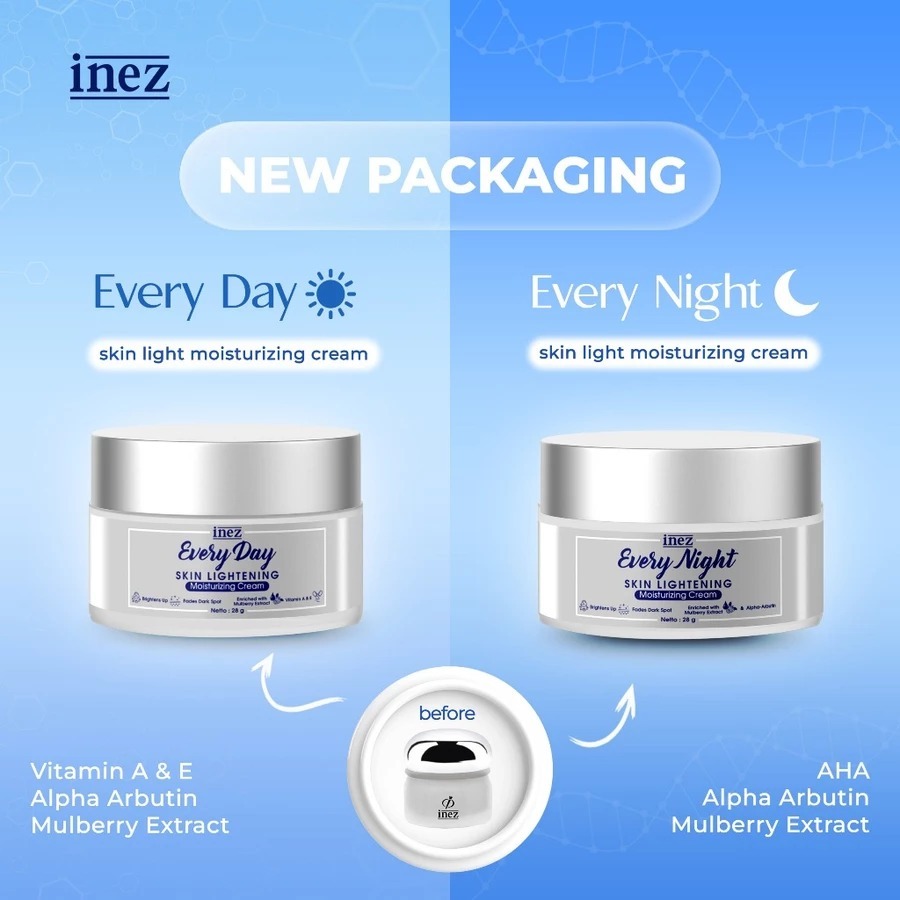 Jual Inez Paket Skin Lightening Series [ Day Cream + Night Cream ...