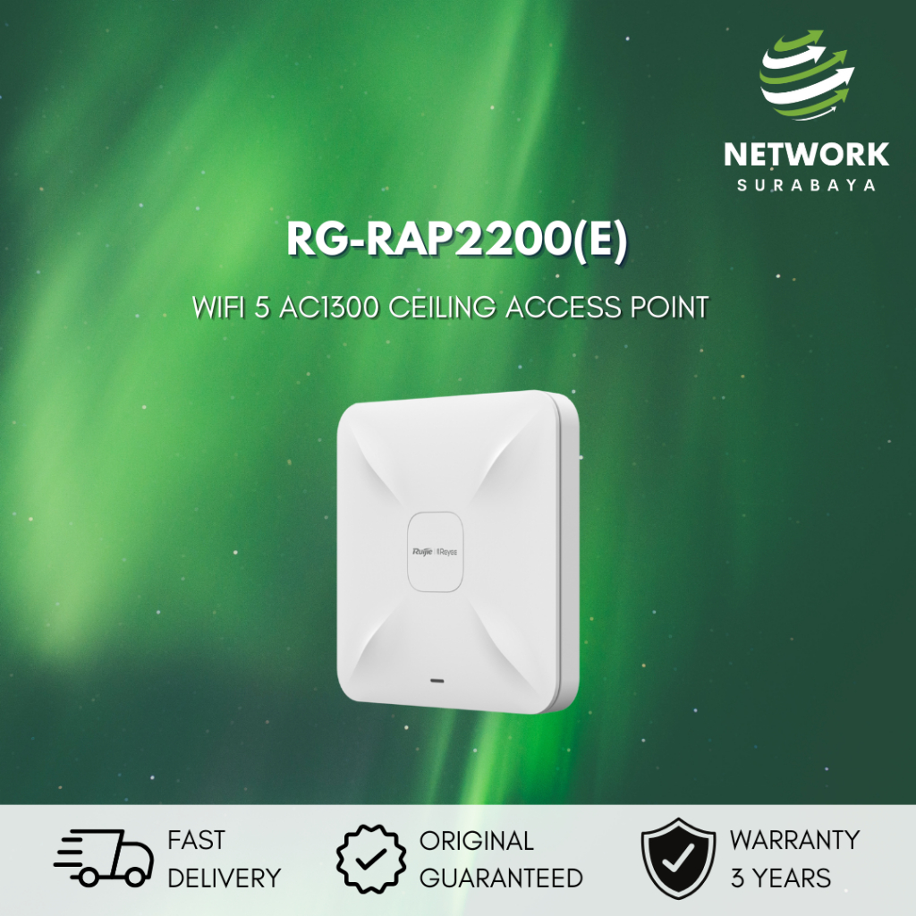 Jual RUIJIE REYEE RG-RAP2200(E) AC1300 Dual Band Access Point Gigabit ...
