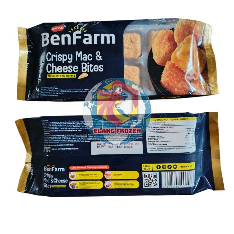 Jual Benfarm Crispy Mac & Cheese Bites 180 gr | Benfood | Shopee Indonesia