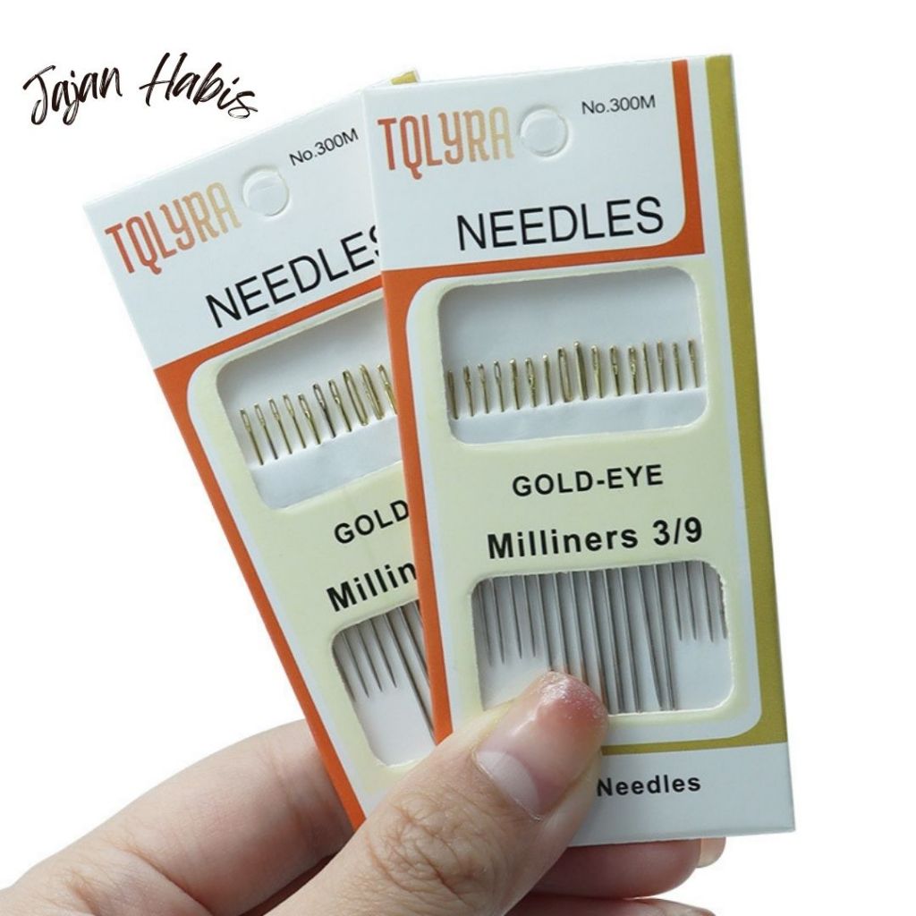 Jual JABIS Jarum Jahit Tangan isi 16pcs Jarum Benang Jahit Manual jarum ...