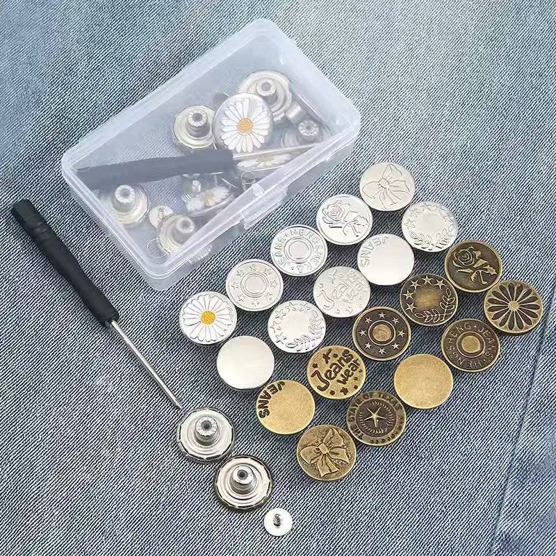 Jual Kancing jeans wanita, tanpa jahitan, tanpa paku, kancing pinggang ...