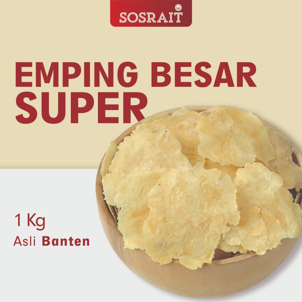 Jual Sosrait Emping Melinjo Banten 1Kg | Shopee Indonesia