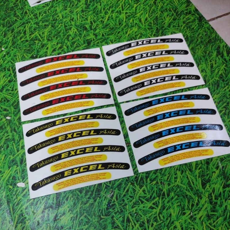 Jual stiker pelk Takasago EXEL Asia stiker pelk motor set | Shopee ...