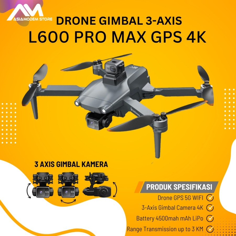 Jual Drone L600 Pro Max GPS Axis Gimbal Camera | Shopee Indonesia